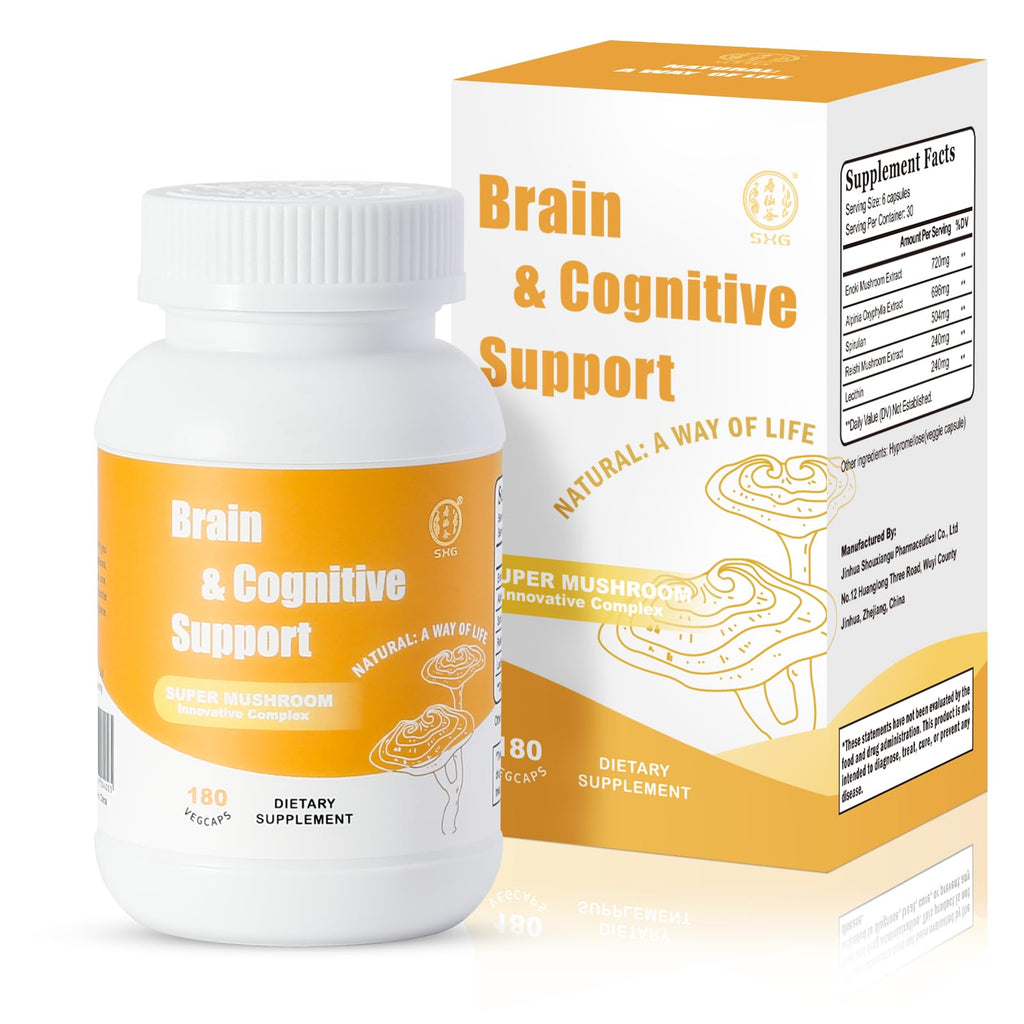 spirulina and reishi for brain health