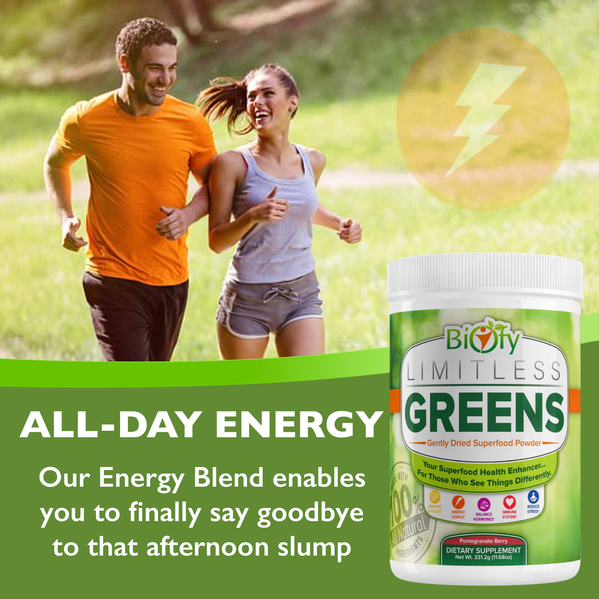 spirulina blend for natural energy