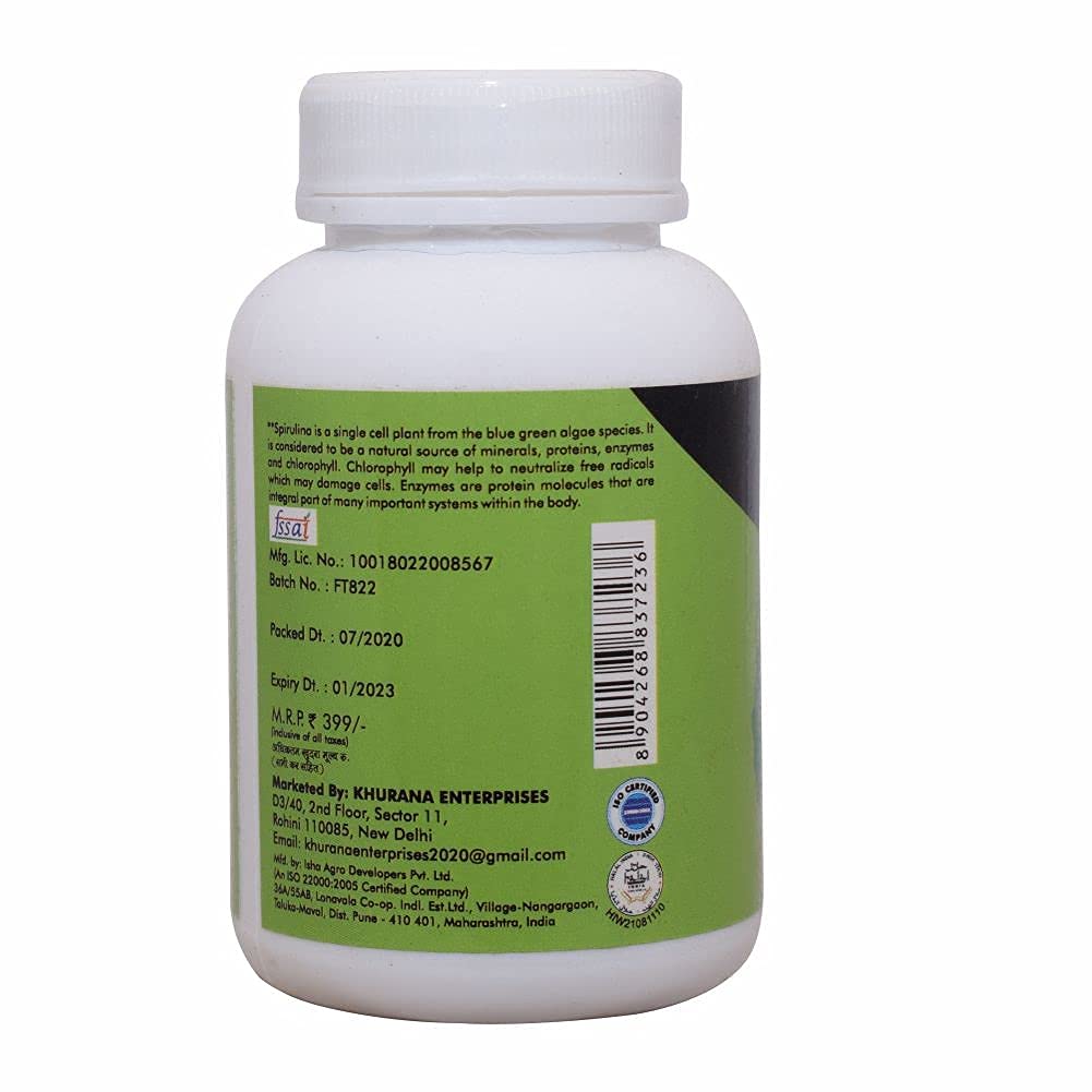 spirulina capsules for daily nutrition
