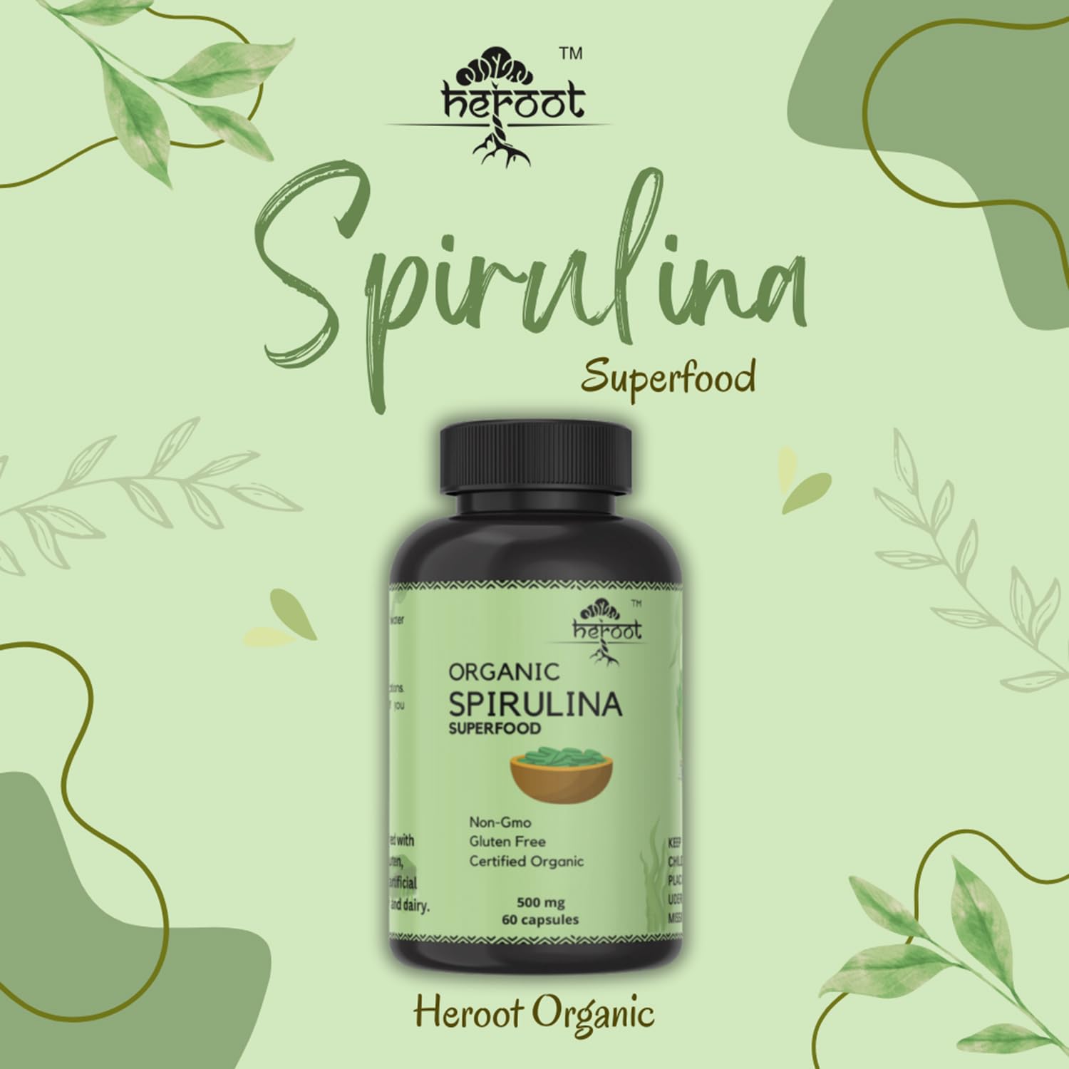 spirulina capsules for daily nutrition
