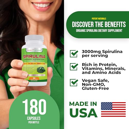 spirulina capsules for daily nutrition