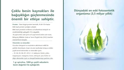 Spirulina capsules for detox and cleanse