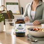 spirulina capsules for healthy skin