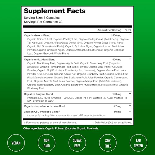 spirulina capsules for healthy skin
