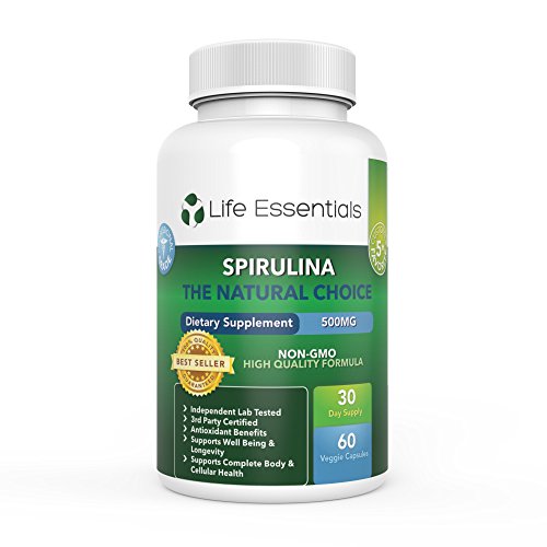 Spirulina capsules for heart health
