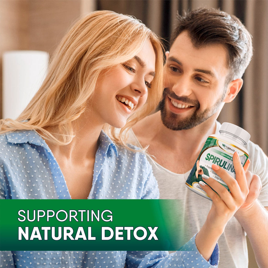 Spirulina capsules for immune boost