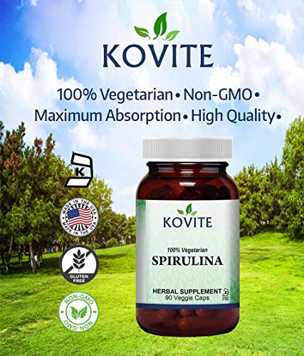 Spirulina capsules for immune support