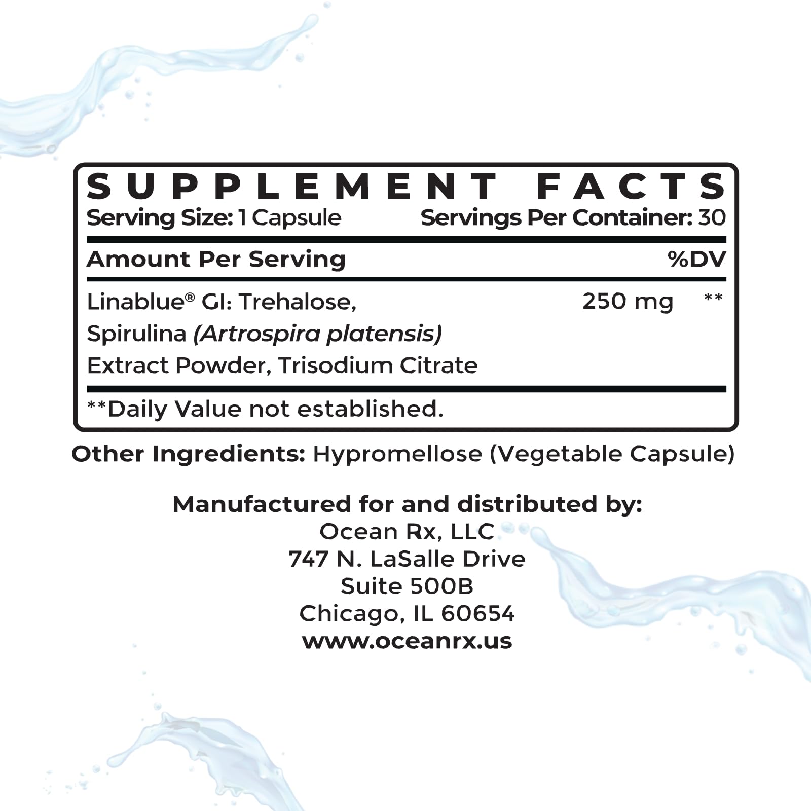 Spirulina capsules for immune support