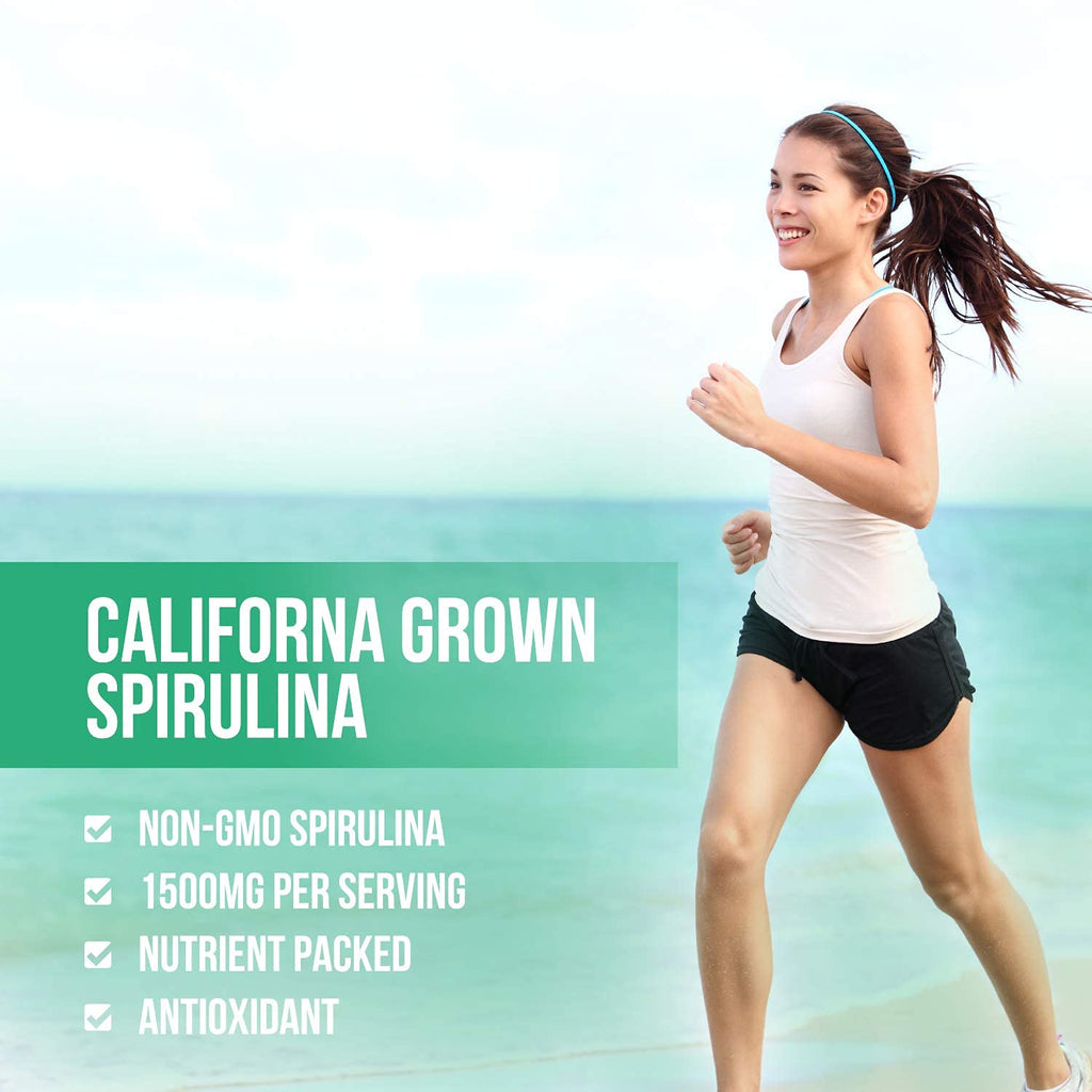 Spirulina capsules for muscle recovery