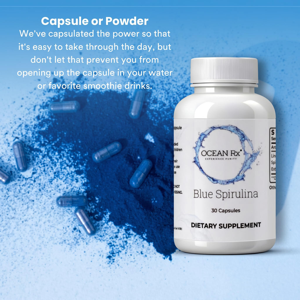 spirulina capsules for wound recovery