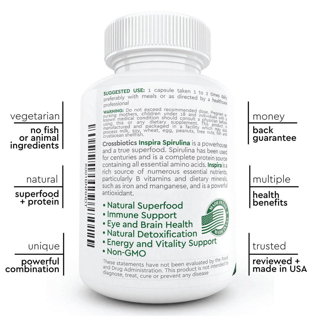spirulina capsules with no pesticides