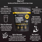 Spirulina Chlorella + CGF for seniors