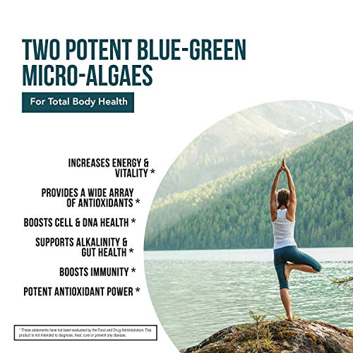 spirulina & chlorella for detox support