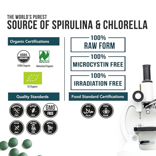 spirulina & chlorella for immune health
