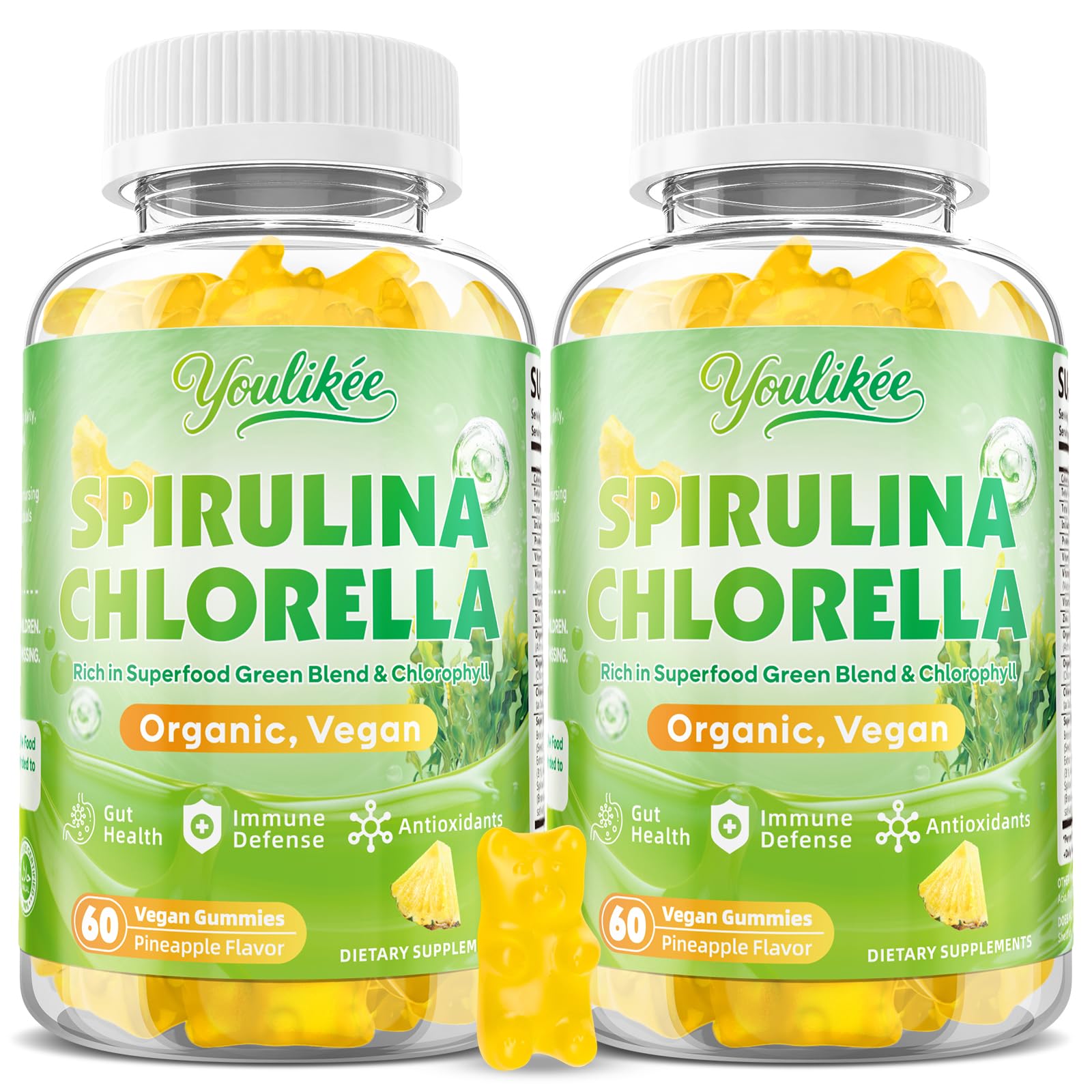 Spirulina Chlorella gummy multivitamin