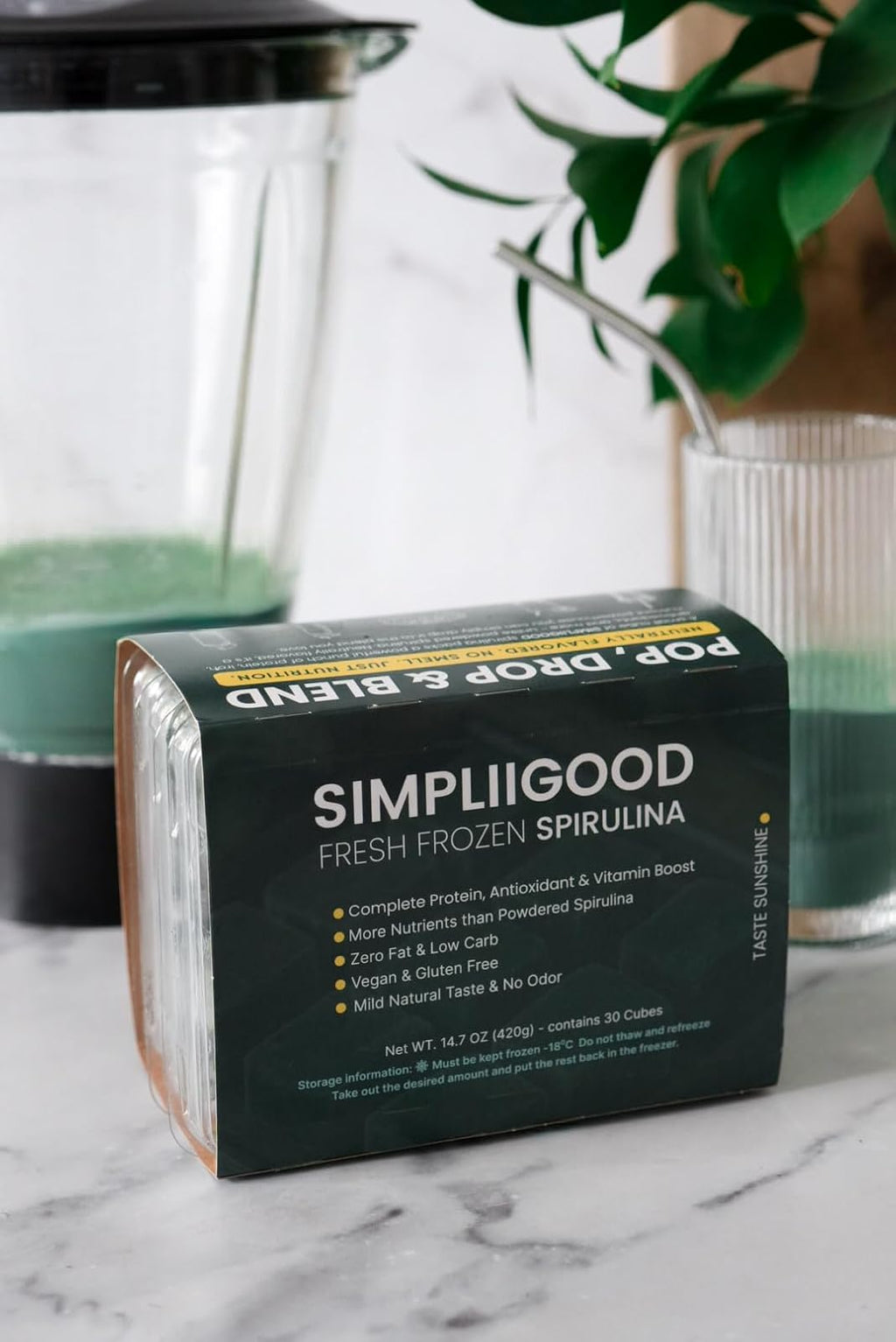 spirulina cubes for detoxification
