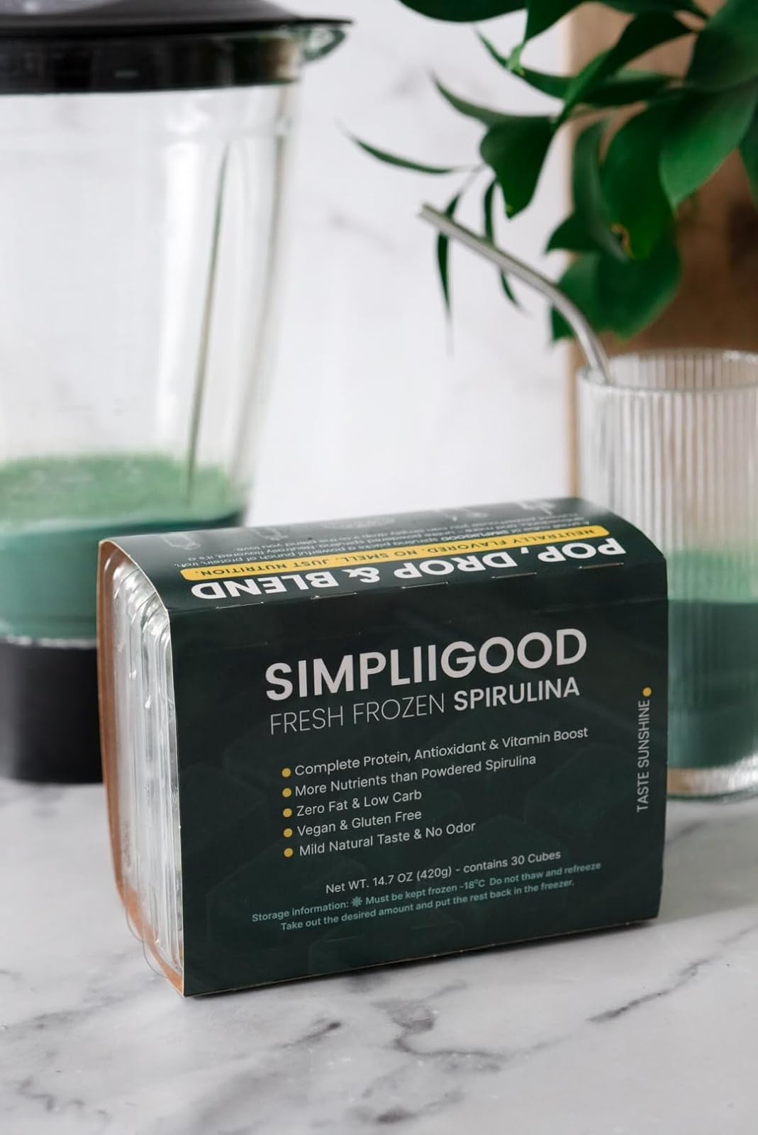 spirulina cubes for detoxification
