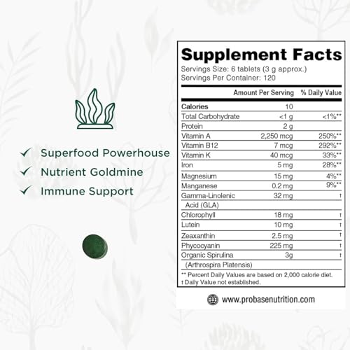 spirulina for a balanced diet