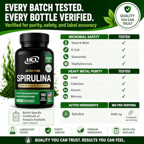 spirulina for balanced diet supplementation