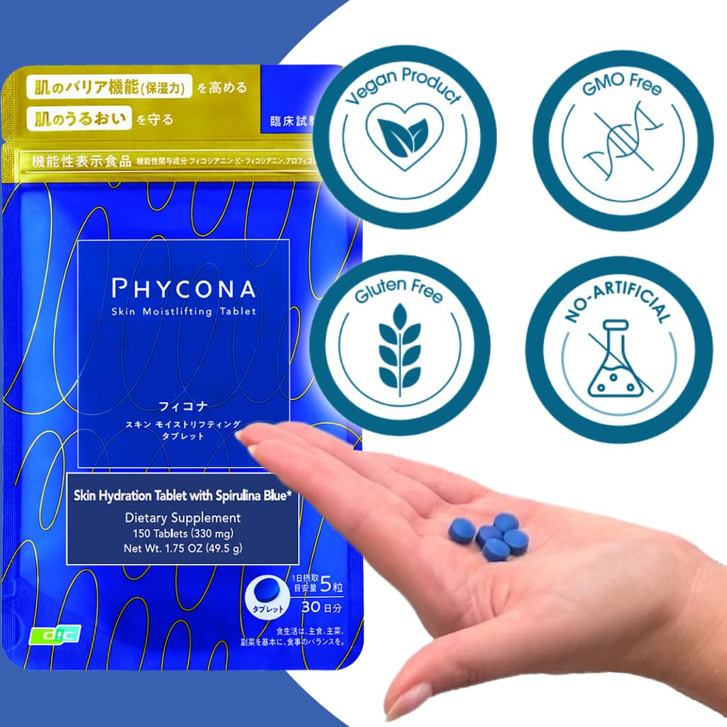 Spirulina for enhanced skin health