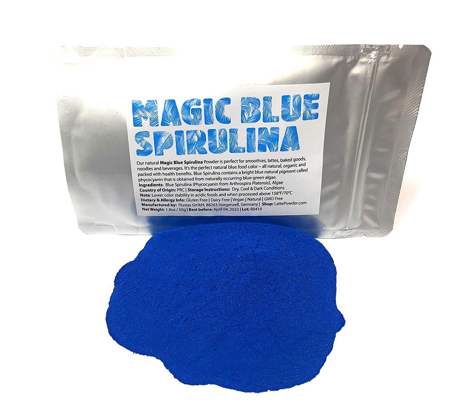 spirulina for enhancing food colour