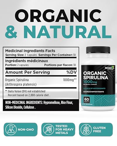 spirulina for healthy skin and hair