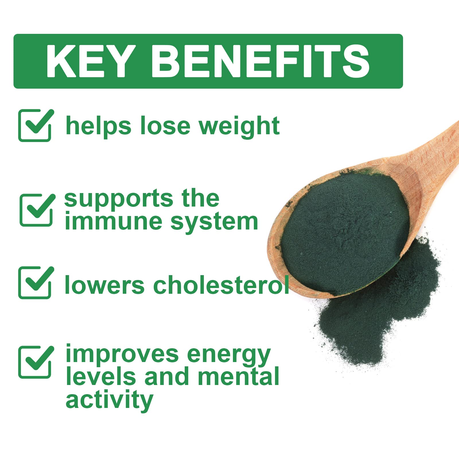 spirulina for improved vitality