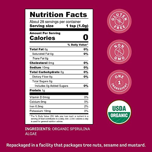 spirulina for nutritious shakes