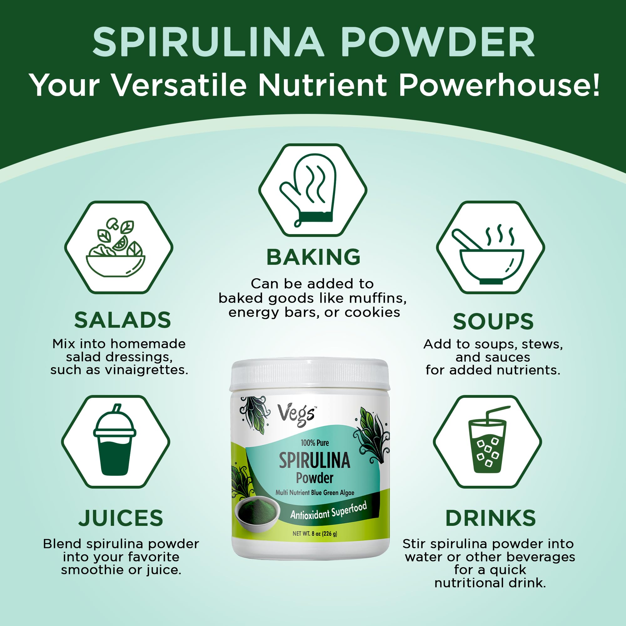 spirulina for overall health benefits