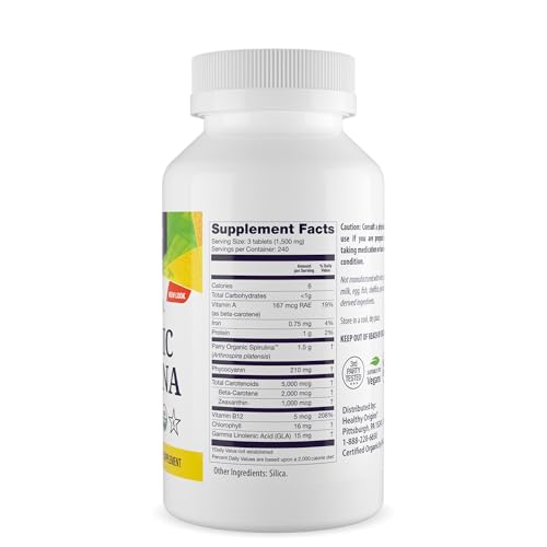 spirulina for vegan protein source