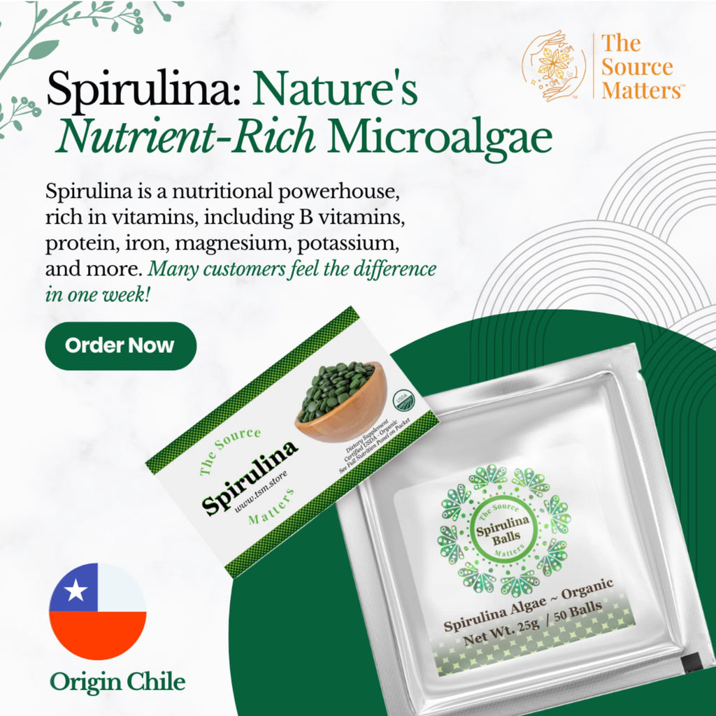 spirulina from the Andes for vitality