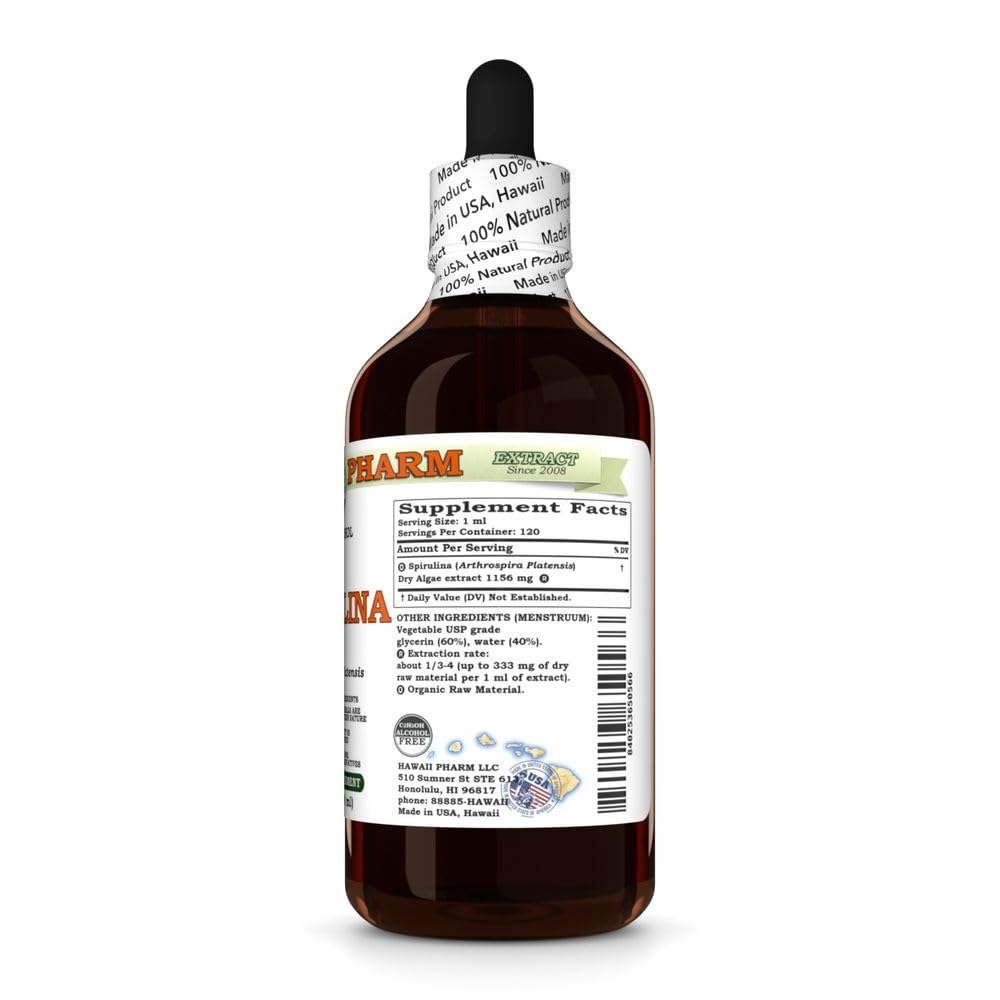 spirulina glycerite for antioxidant protection