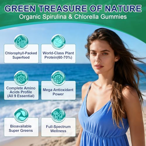 Spirulina gummies for detox benefits
