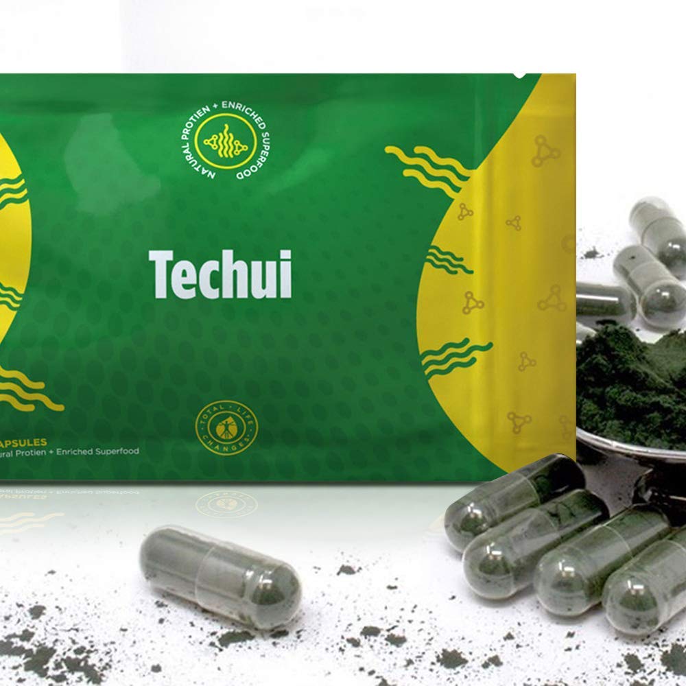 spirulina powder blended vitamin supplement