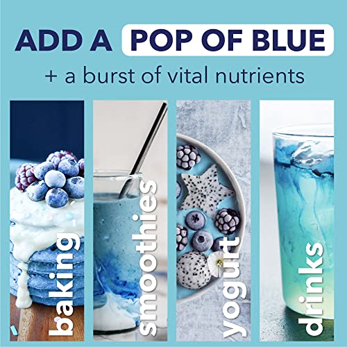 Spirulina powder for colorful recipes
