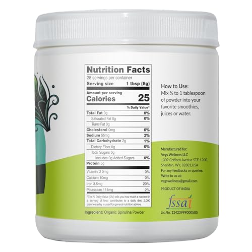 spirulina powder for daily cleansing