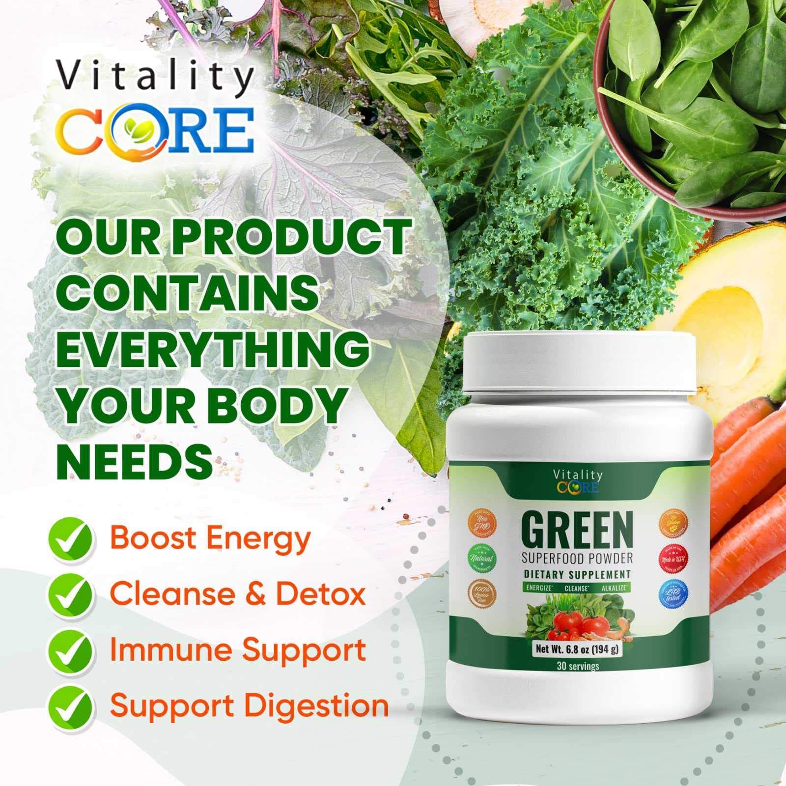 spirulina powder for daily wellness