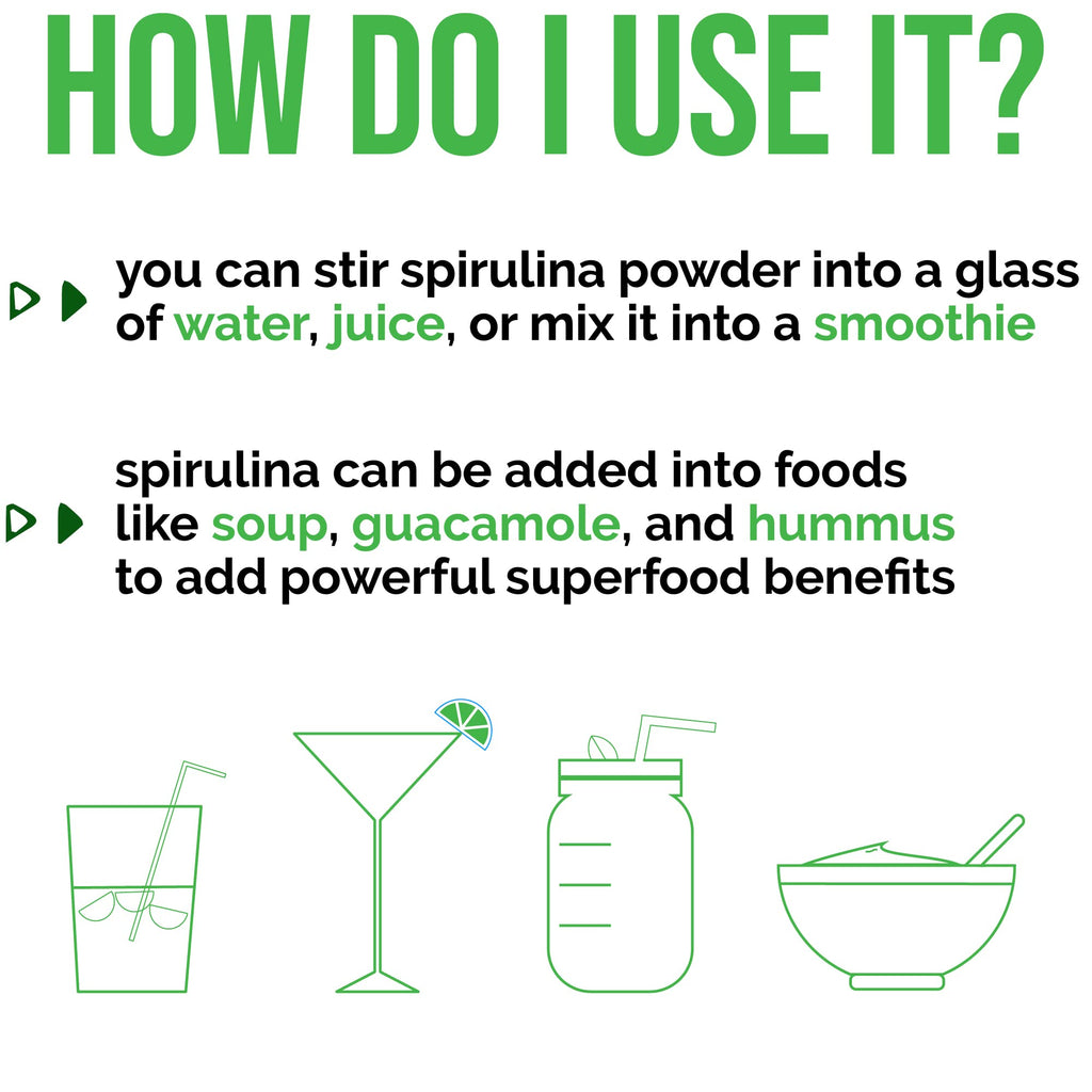 spirulina powder for detox diets