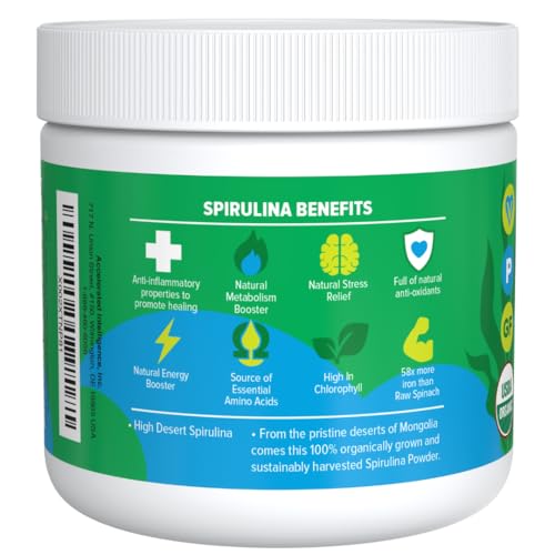 spirulina powder for detoxification