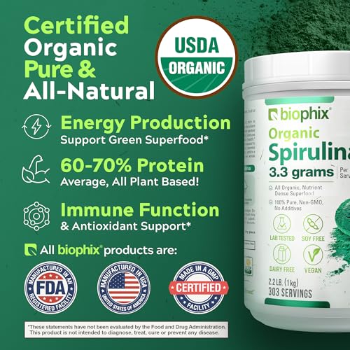 spirulina powder for detoxification