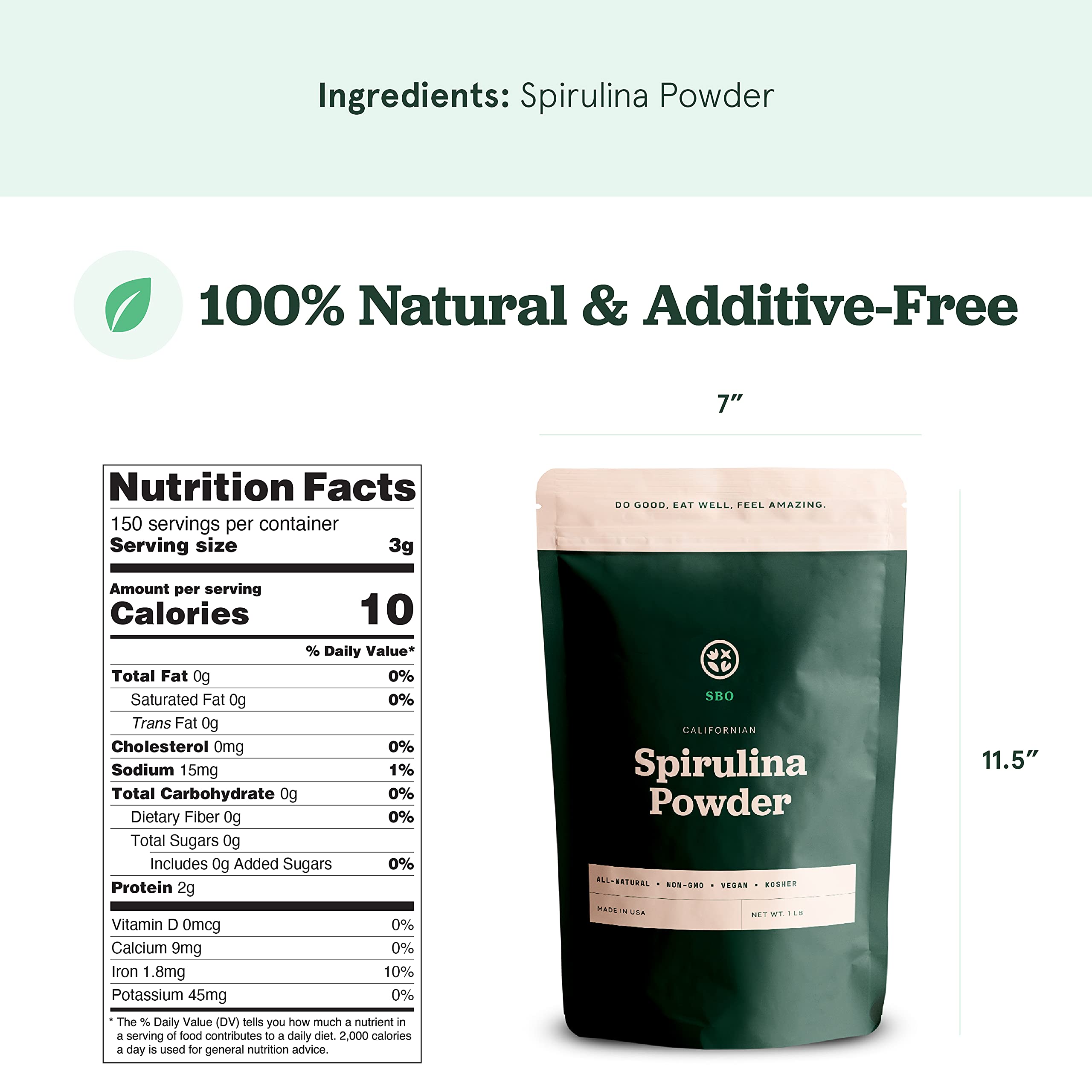 spirulina powder for detoxification