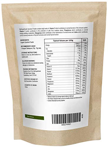 spirulina powder for energy boost