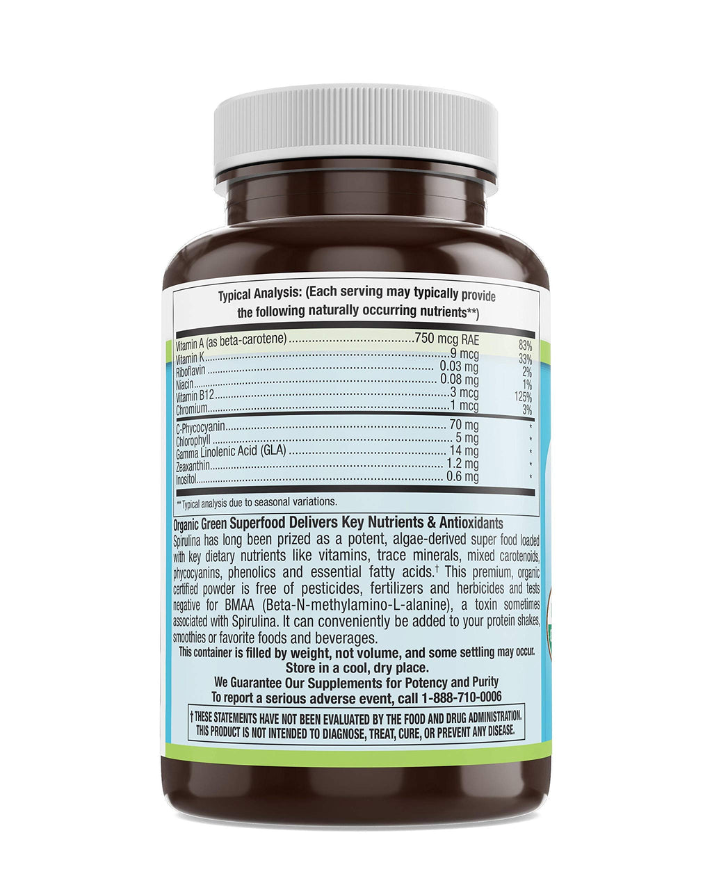 spirulina powder for energy boost