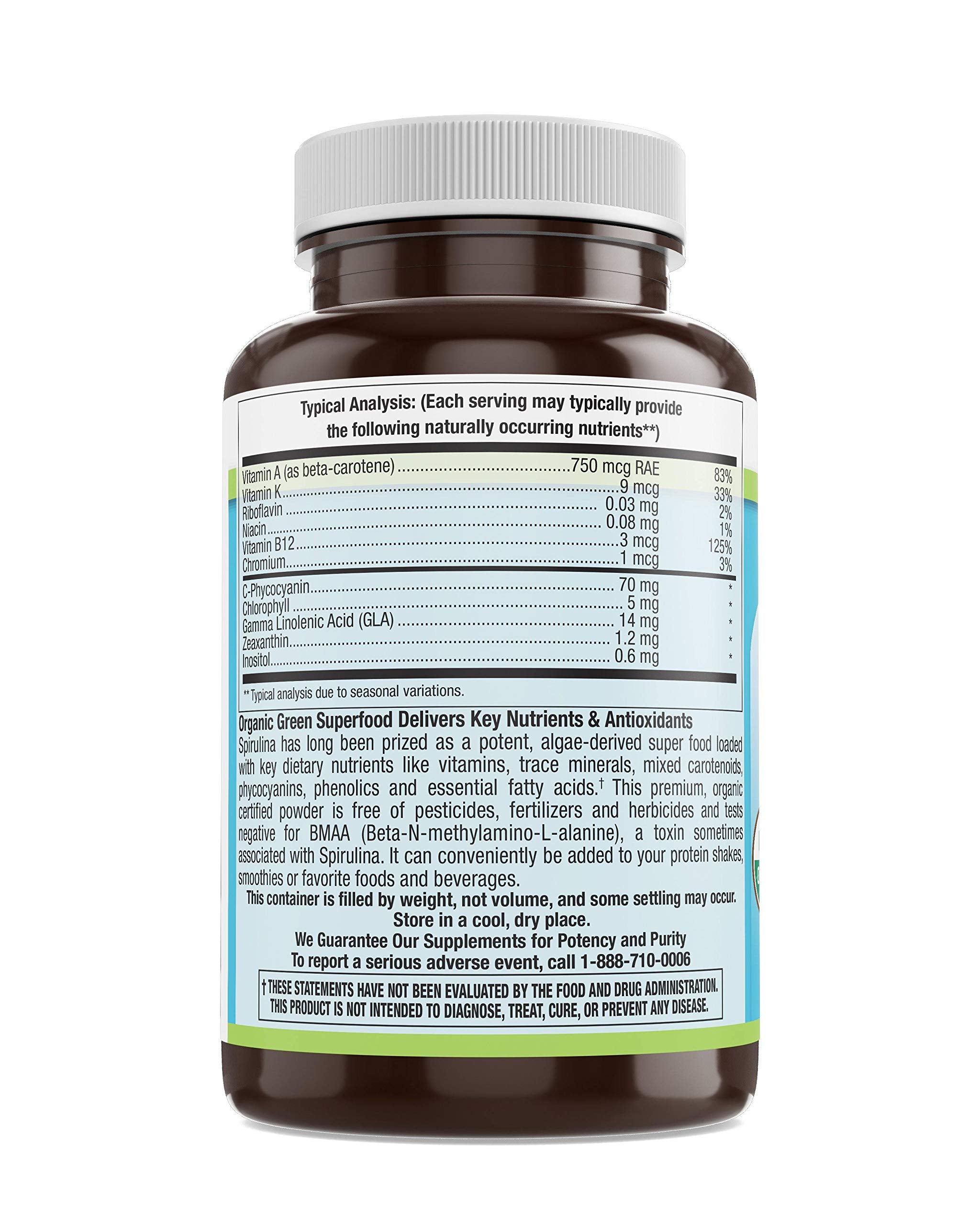 spirulina powder for energy boost