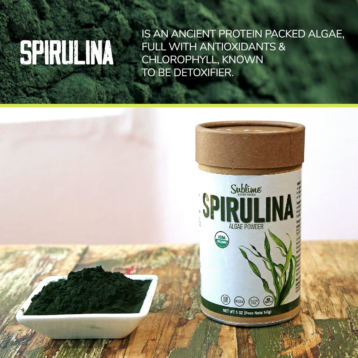spirulina powder for energy boost