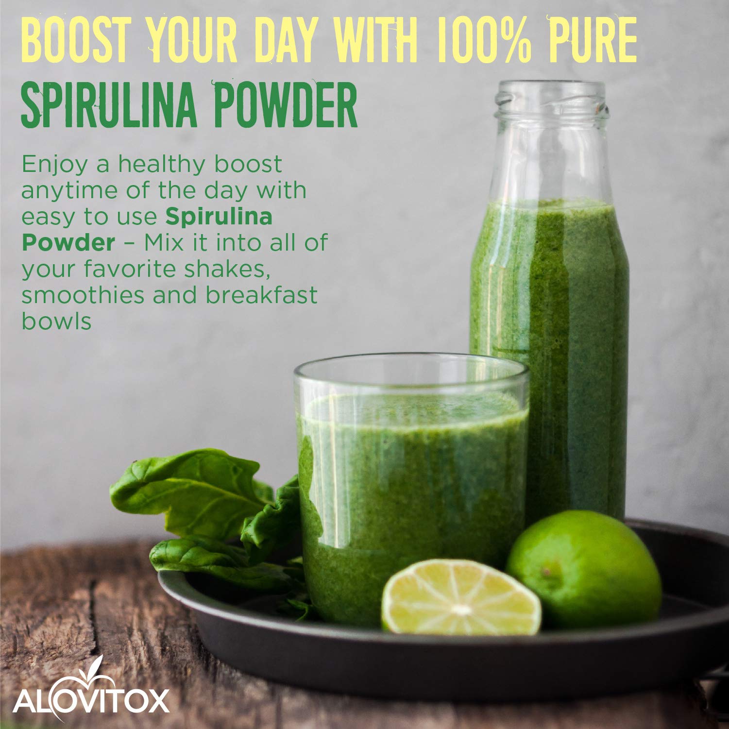 spirulina powder for energy boost