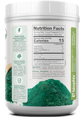 spirulina powder for healthy digestion