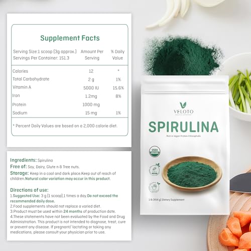 spirulina powder for healthy skin