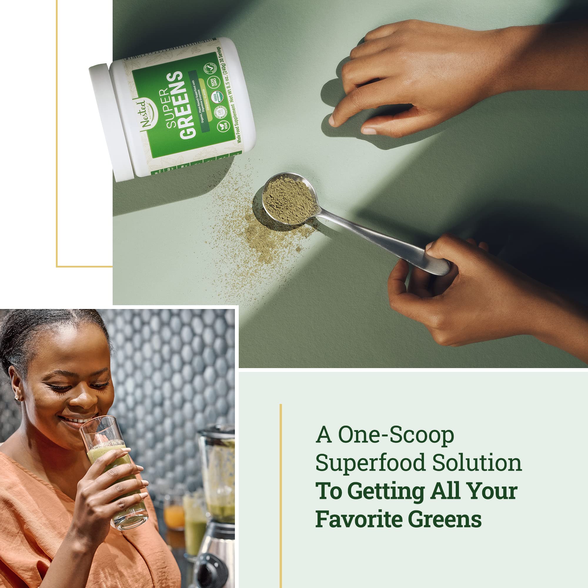 Spirulina powder for immune support