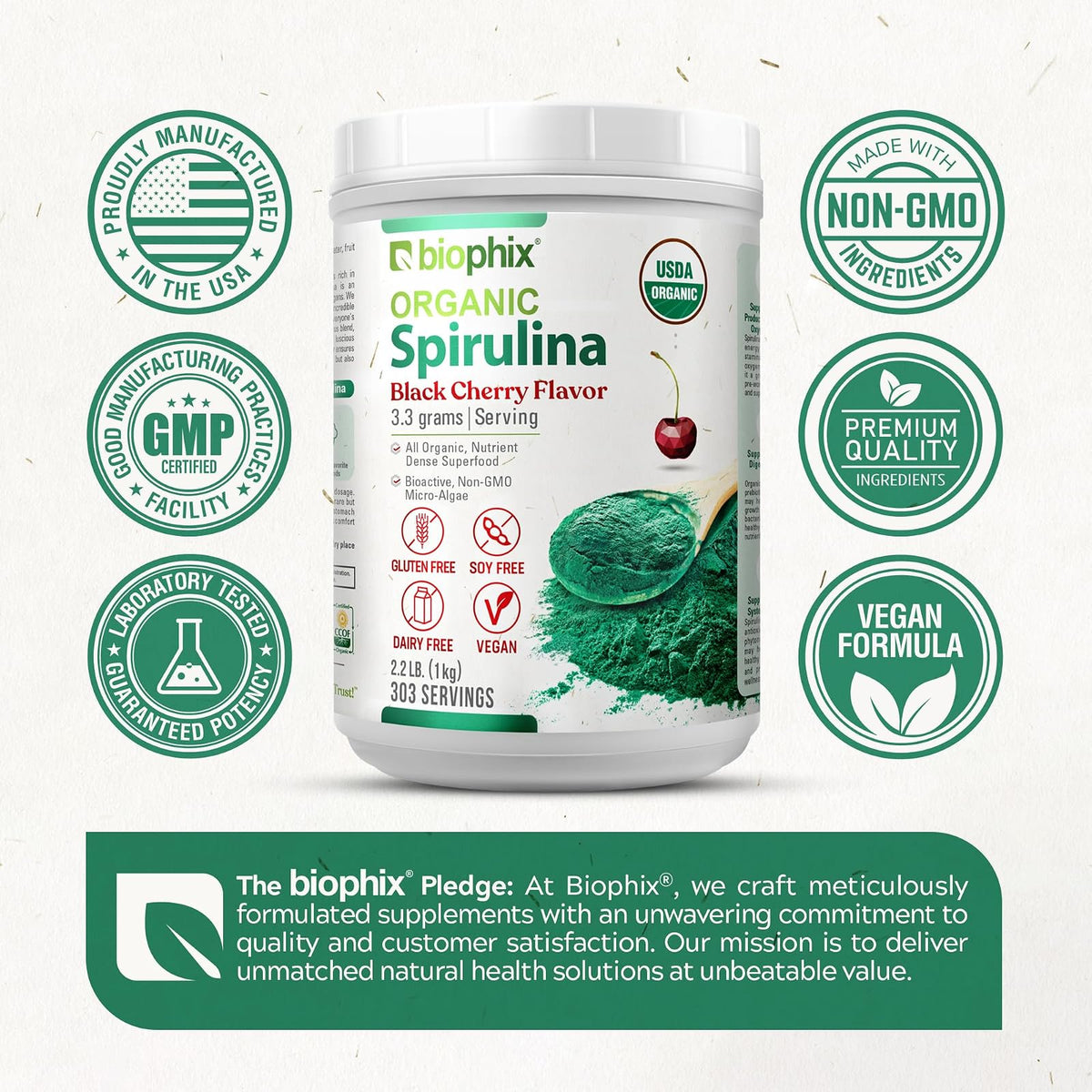 spirulina powder for immune support
